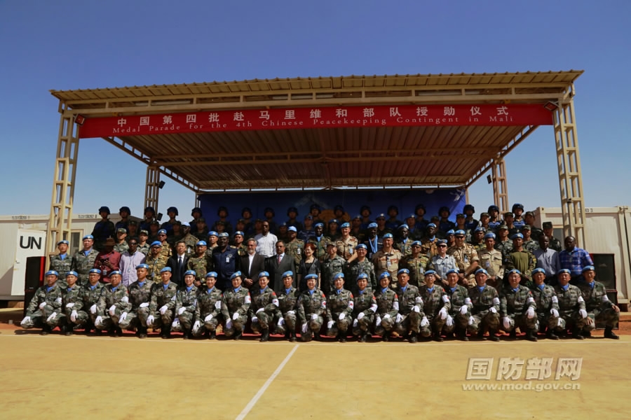 Chinese peacekeepers to Mali awarded UN peace medals - CGTN