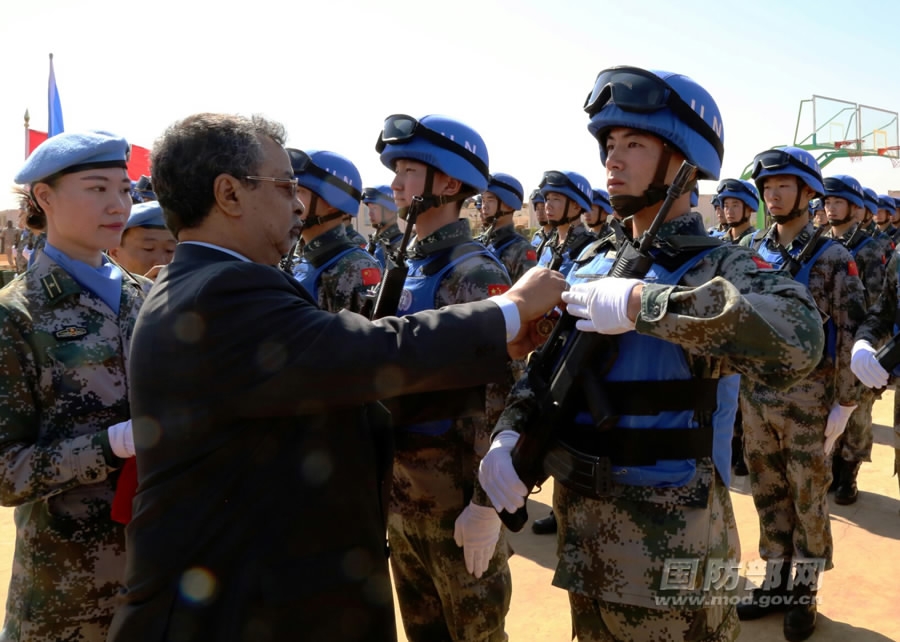 Chinese peacekeepers to Mali awarded UN peace medals - CGTN