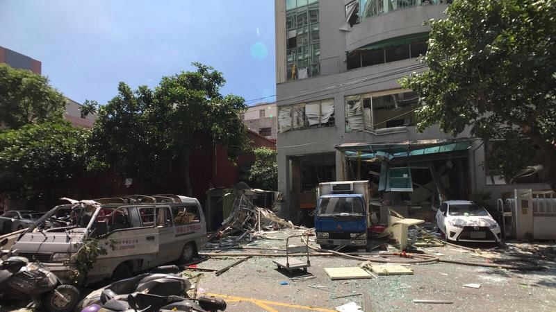 12 injured in Taiwan gas explosion - CGTN