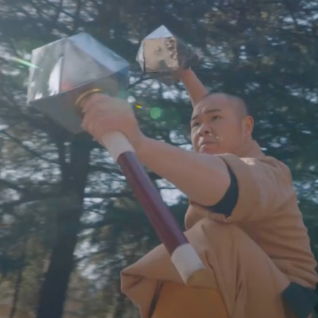 Shaolin double hammers - CGTN