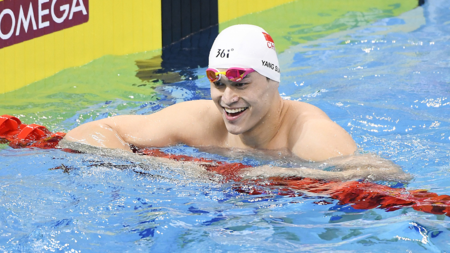 Sun wins 2020 first gold medal at Champions Swim Series in Shenzhen - CGTN