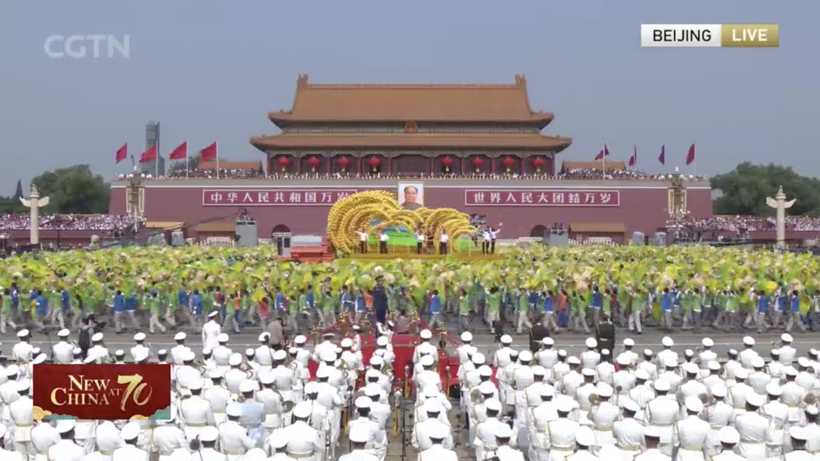 National Day mass parade salutes China's reform and opening-up - CGTN