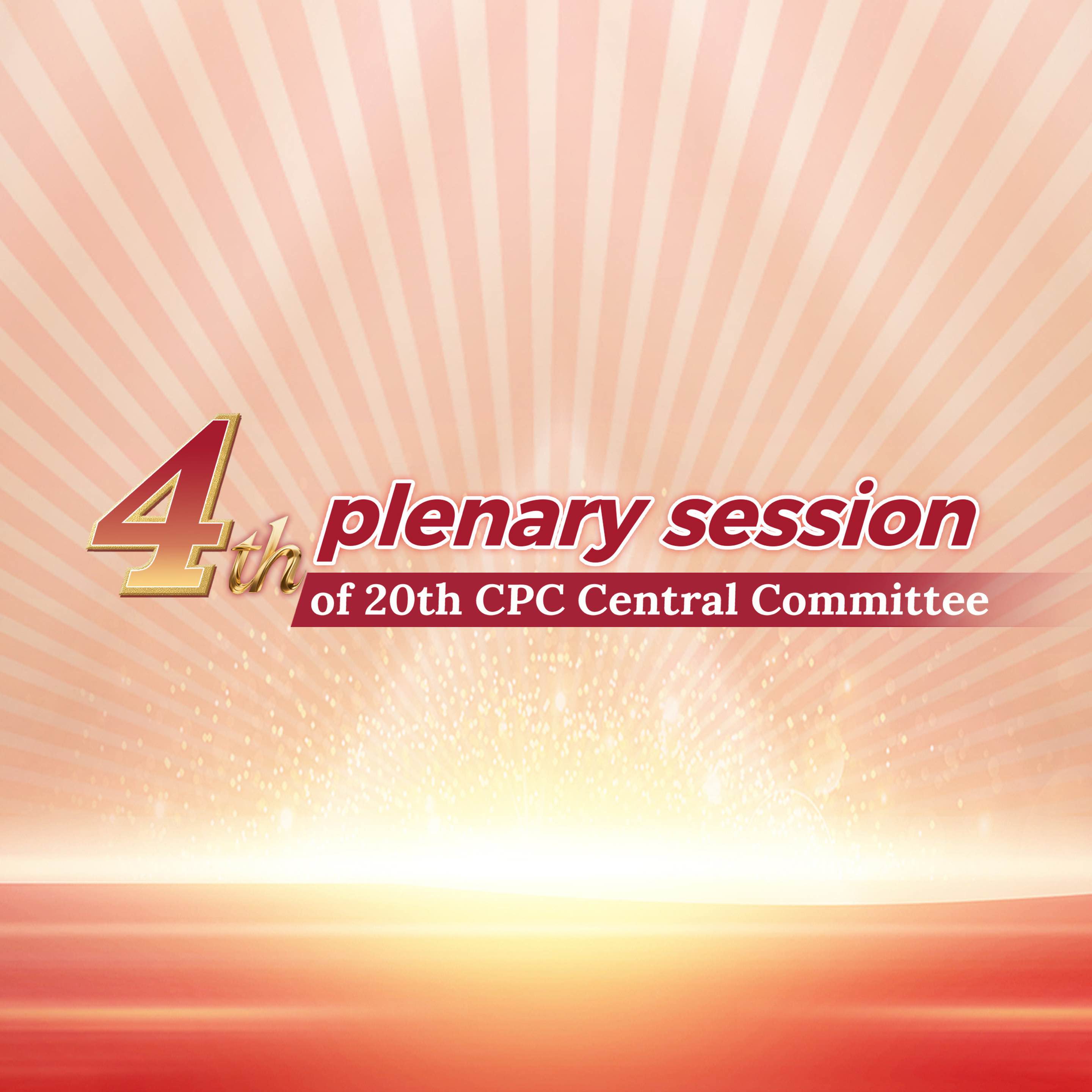 The 4th plenary session of the 20th CPC Central Committee