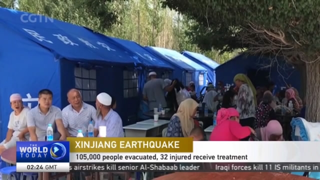 Xinjiang Earthquake: 105,000 people evacuated, 32 injured receive ...