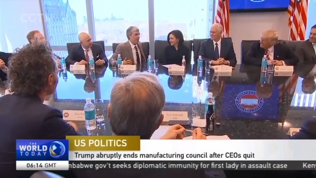 US Politics: Trump abruptly ends manufacturing council after CEOs quit ...