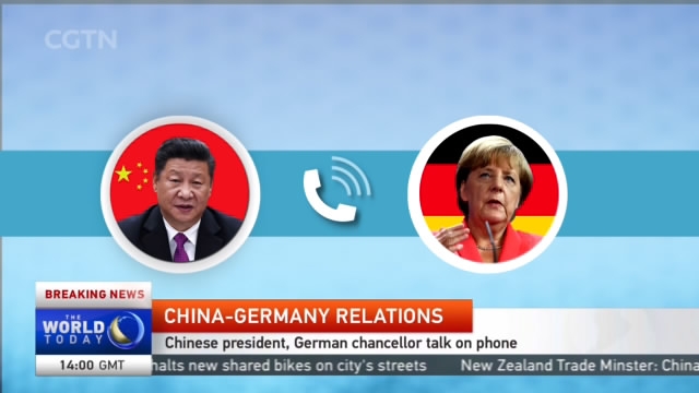 China-Germany Relations: Chinese president, German chancellor talk on ...