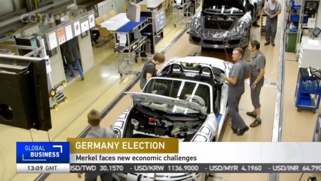 Germany Election: Merkel faces new economic challenges - CGTN