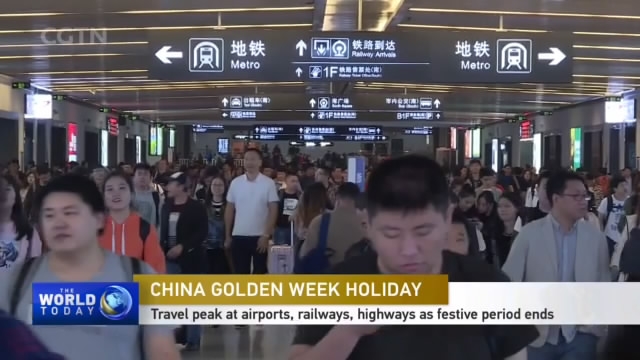 China Golden Week Holiday: Travel peak at airports, railways, highways ...