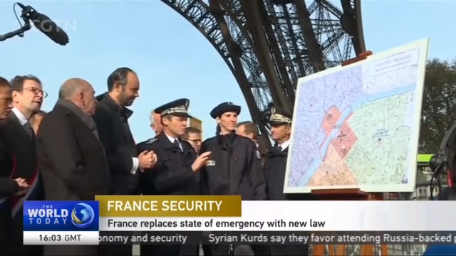France Security: France replaces state of emergency with new law - CGTN