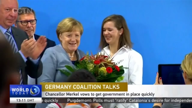 Germany Coalition Talks: Chancellor Merkel vows to get government in ...