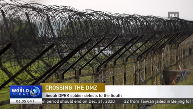 Crossing the DMZ: Seoul: DPRK soldier defects to the South - CGTN