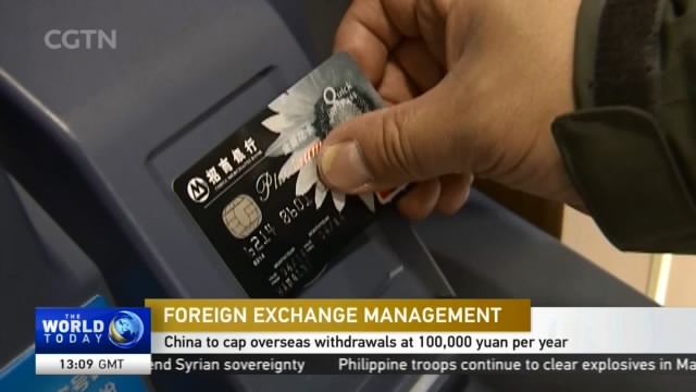 Foreign Exchange Management: China to cap overseas withdrawals at ...